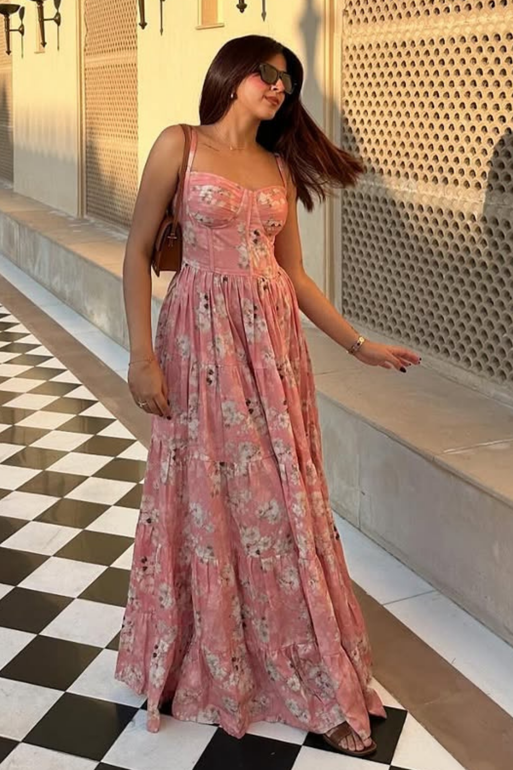 Velouria Bustier Maxi Sundress